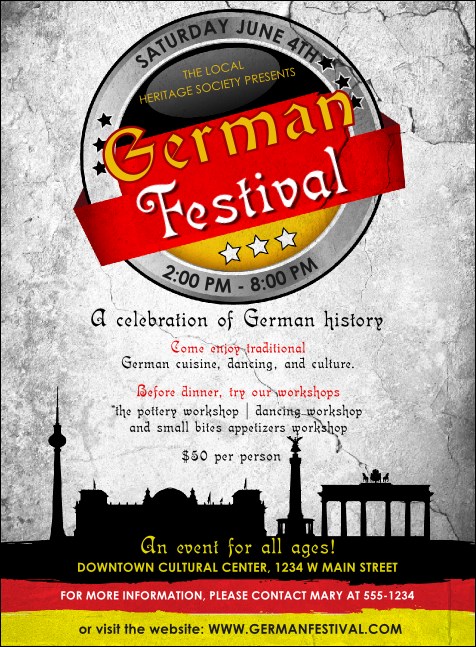 German Invitation Template | Eventgroove