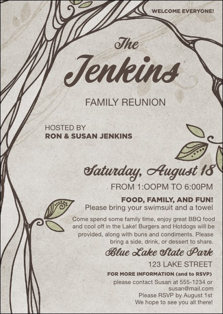 Family Reunion Postcard Invitations We Are Family Reunion Or Party