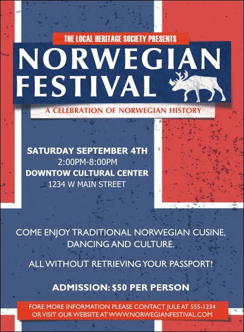 Norwegian Invitation Template | Eventgroove