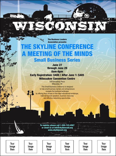 Wisconsin Flyer Template | Eventgroove