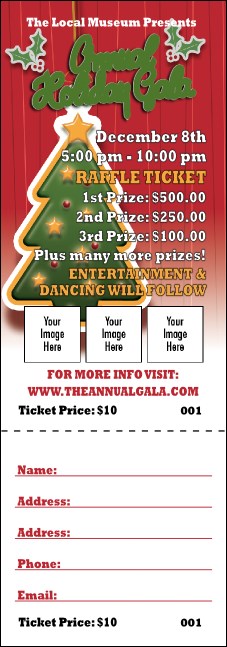 Holiday Tree Raffle Ticket