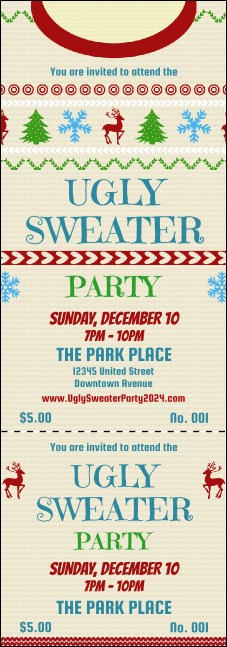 Ugly Sweater Party Event Ticket
