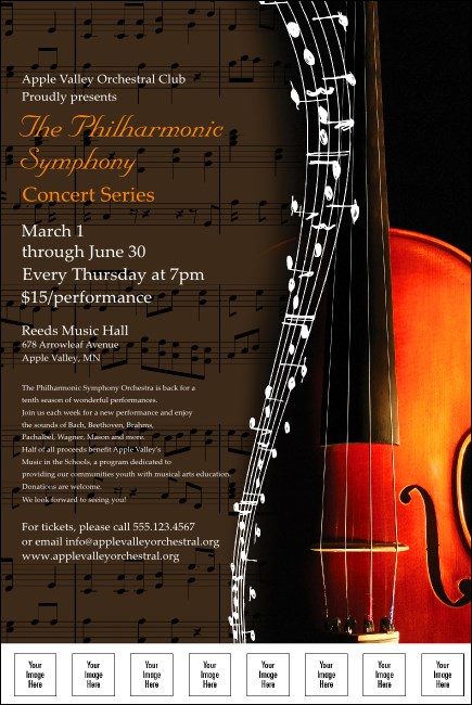 Symphony Poster Template | Eventgroove