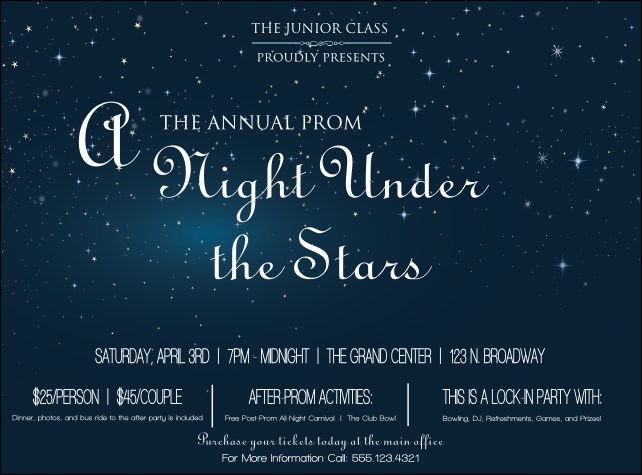 Star Theme Flyer Template | Eventgroove
