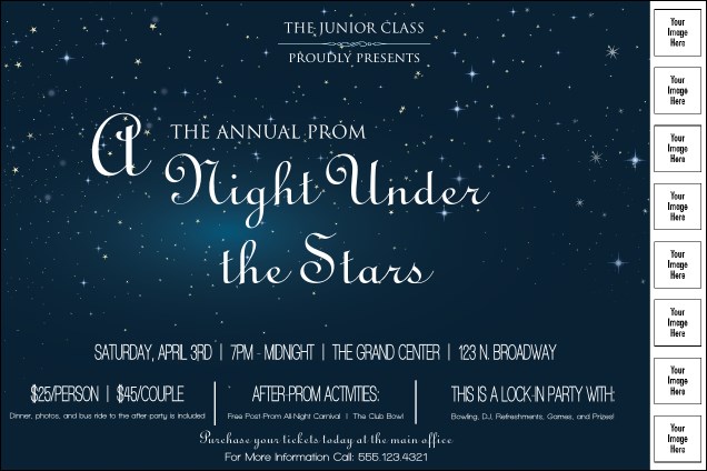 Star Theme Logo Poster Template | Eventgroove