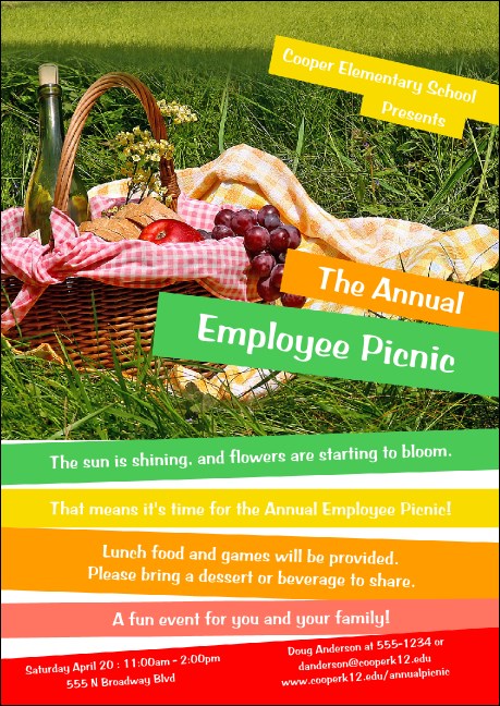 Picnic Postcard Template | Eventgroove