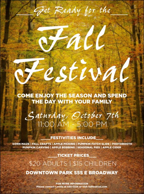 Fall Flyer Template | Eventgroove