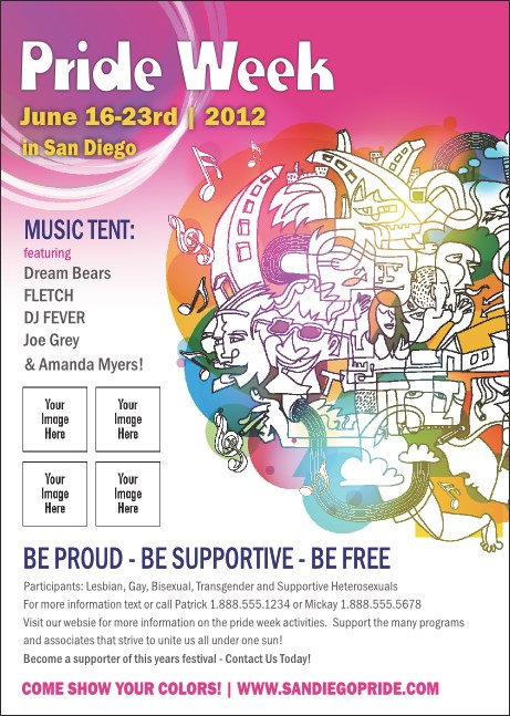 LGBT Pride Club Flyer Template | Eventgroove